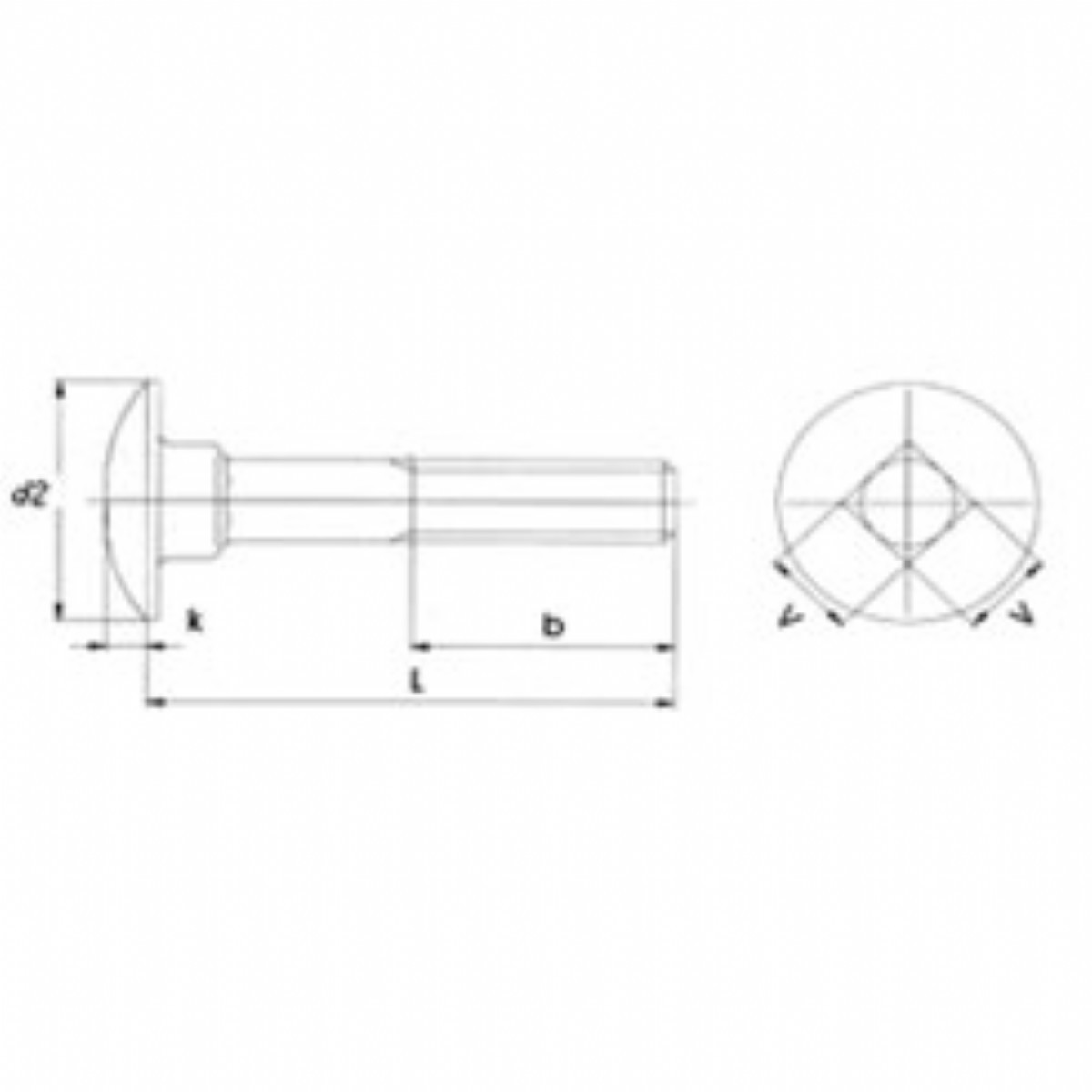 3/8*60 YB Civata 6,8 Beyaz_100 lü Paket - Yuvarlak Bas Demir Civata (Kasa Civatasi) Beyaz ...