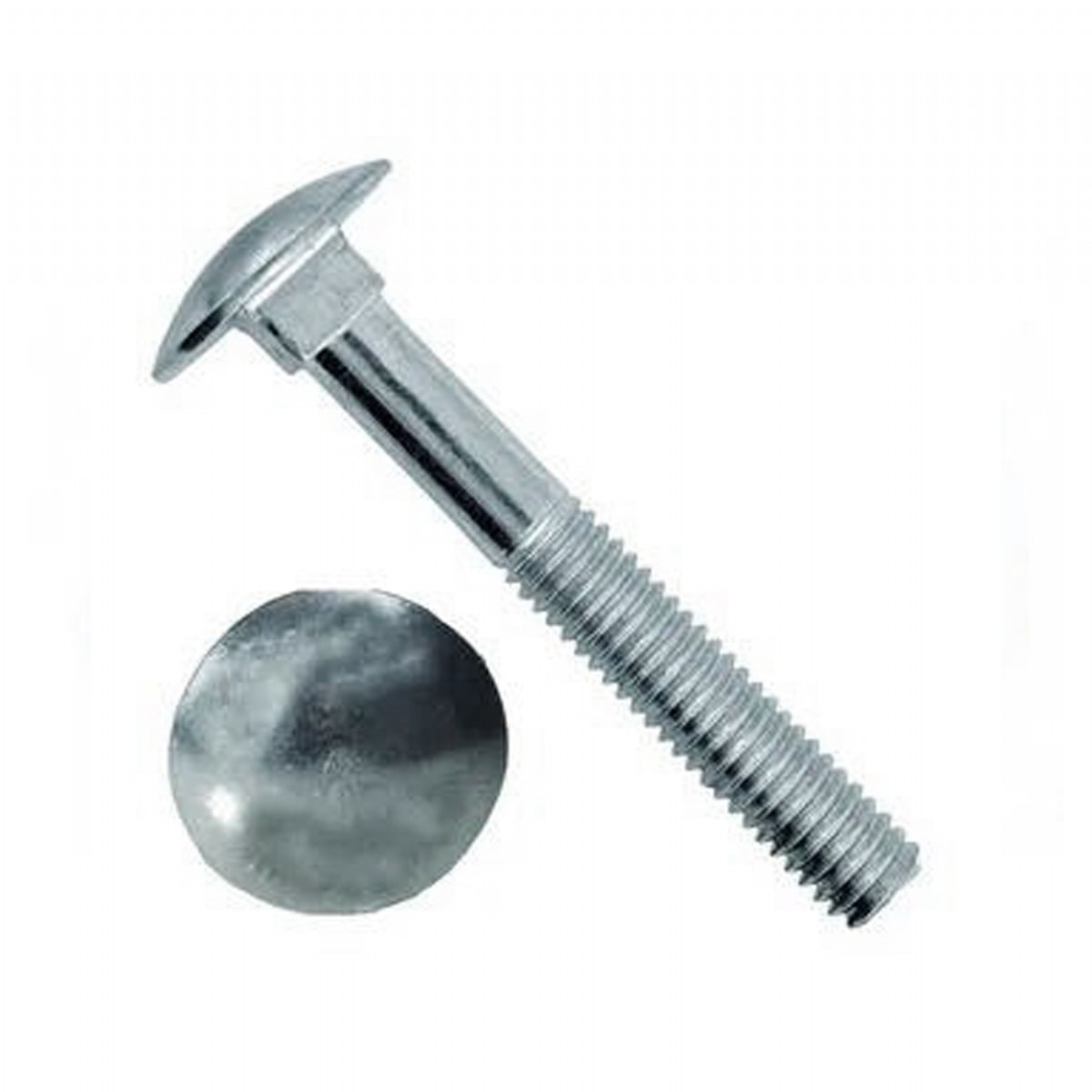 M10*25 YB Civata 603 8,8 Beyaz_50 li Paket - Yb Dibi Dört Köse Çelik ...