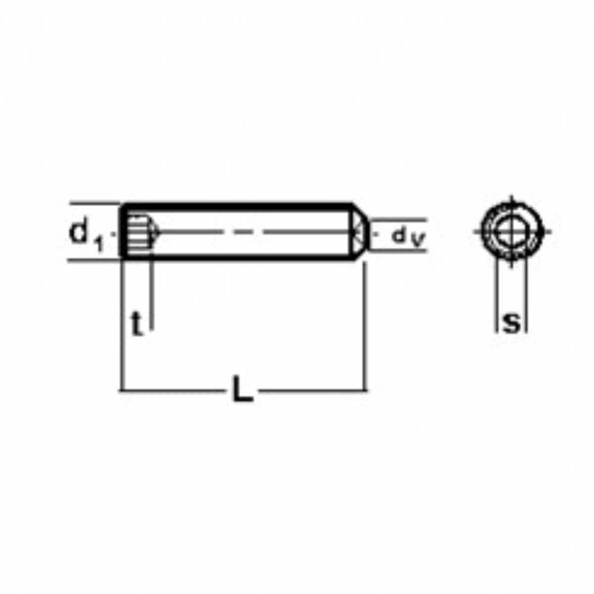 M12*30 Inoks Setskur 916 A2_25 li Paket - A2 Paslanmaz Setskur - cabacivata