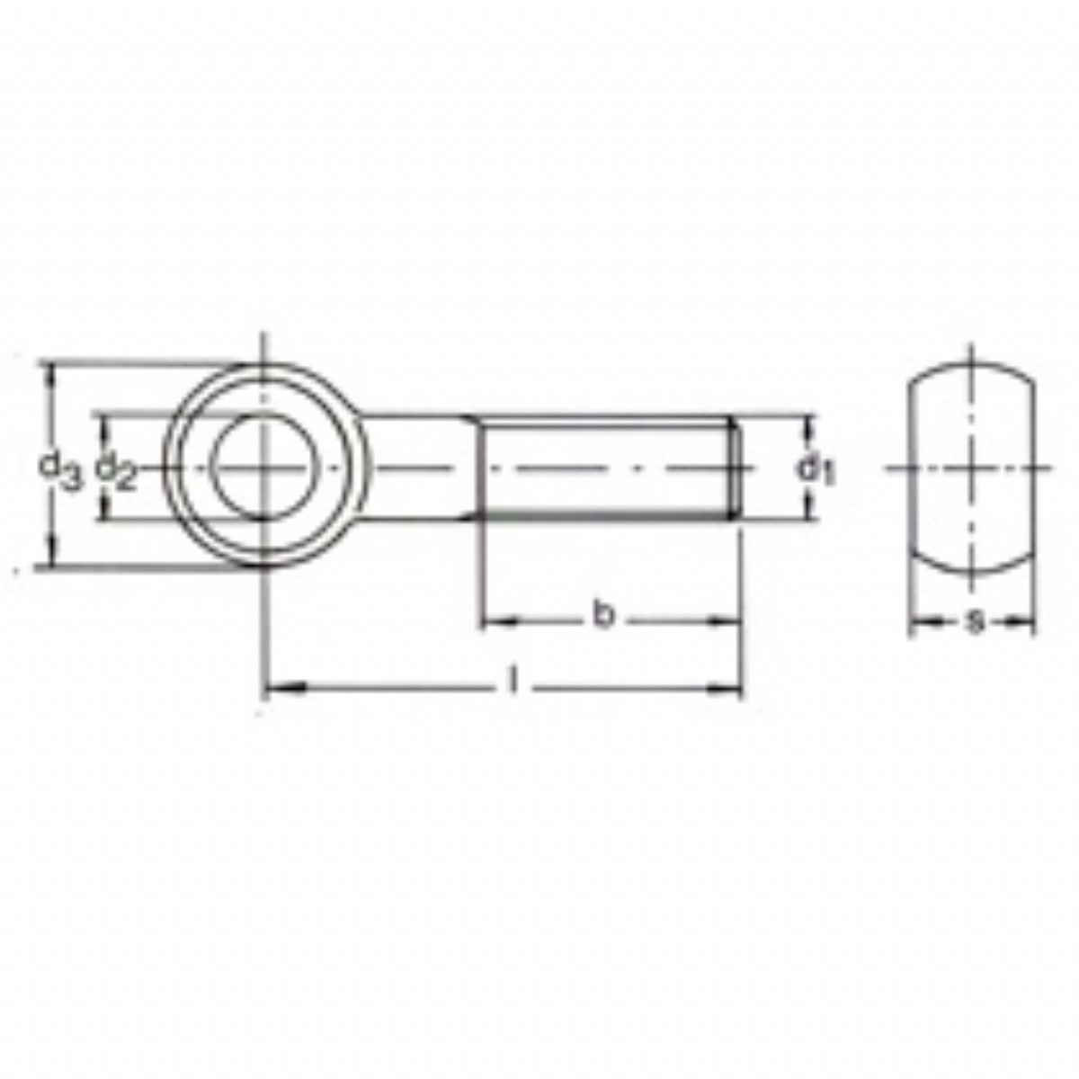 M6*35 Inoks Gözlü Civata 444 A2_10 lu Paket - A2 Paslanmaz Gözlü Civata - cabacivata