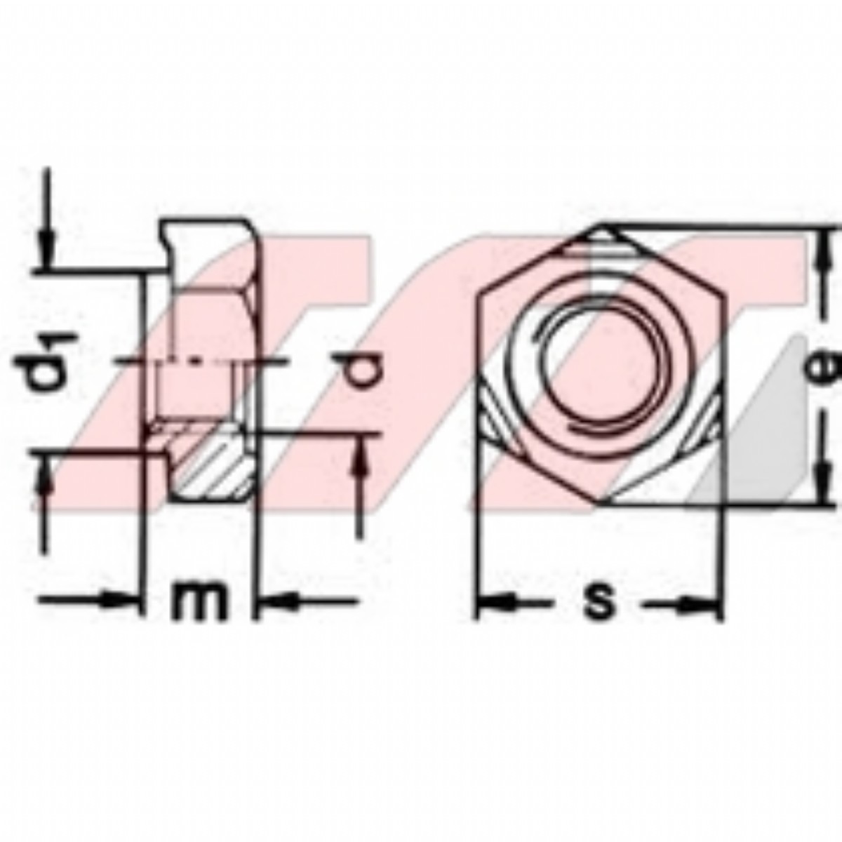 M6 Inoks Kaynak Somunu 929 A2_250 li Paket - A2 Paslanmaz Kaynak Somunu ...